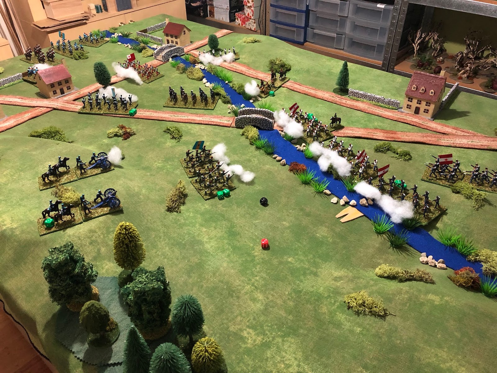 Grid based wargaming - but not always: 19th Century Imagi-Nations Game