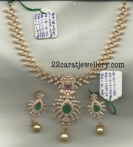 Indian Diamond Sets 7 - Jewellery Designs
