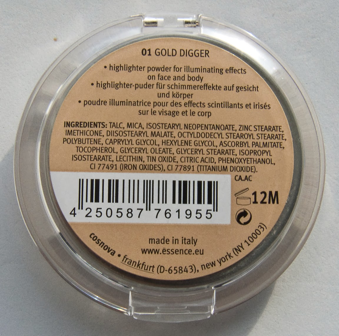 WARPAINT and Unicorns: Essence Metal Glam Highlighter Powder in 01 Gold ...