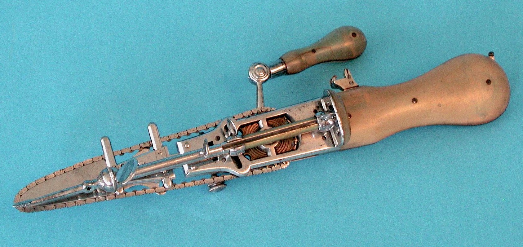 Unattended Articles: "The origins of chain saws in surgery is debated."