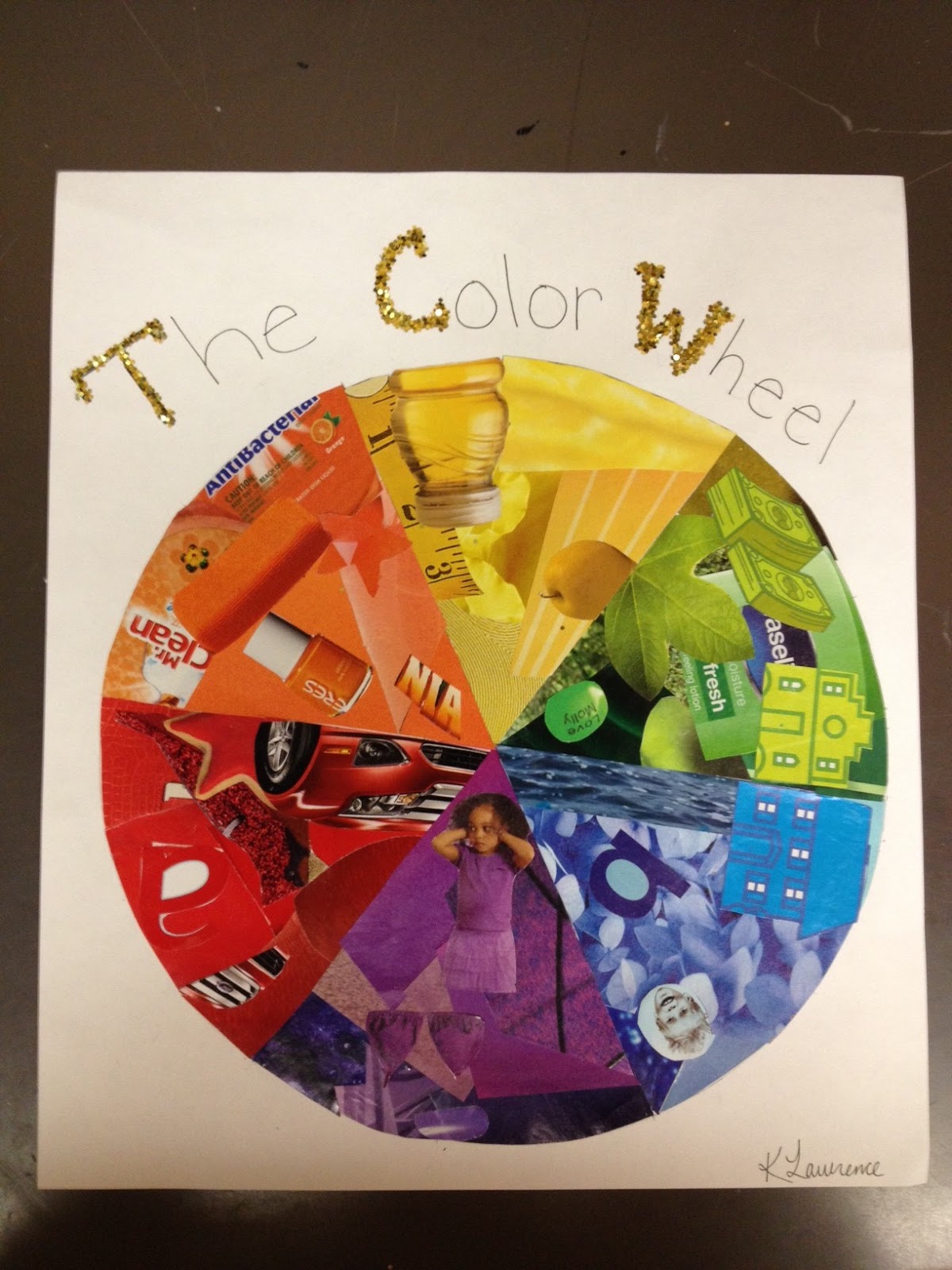 PCSST Art Studio!: Color Wheel - Collage