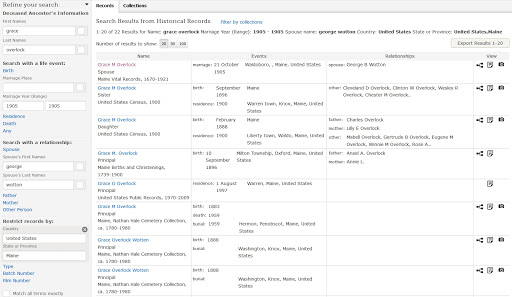 Family Tree Knots: May 2020