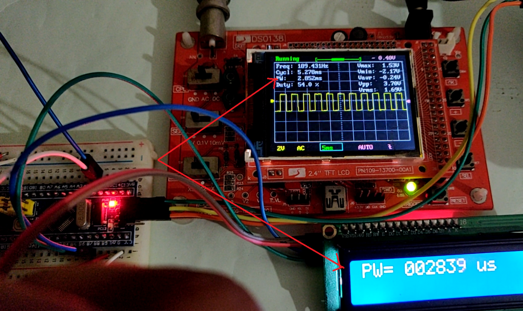 Pwm Using Input Capture Controllerstech