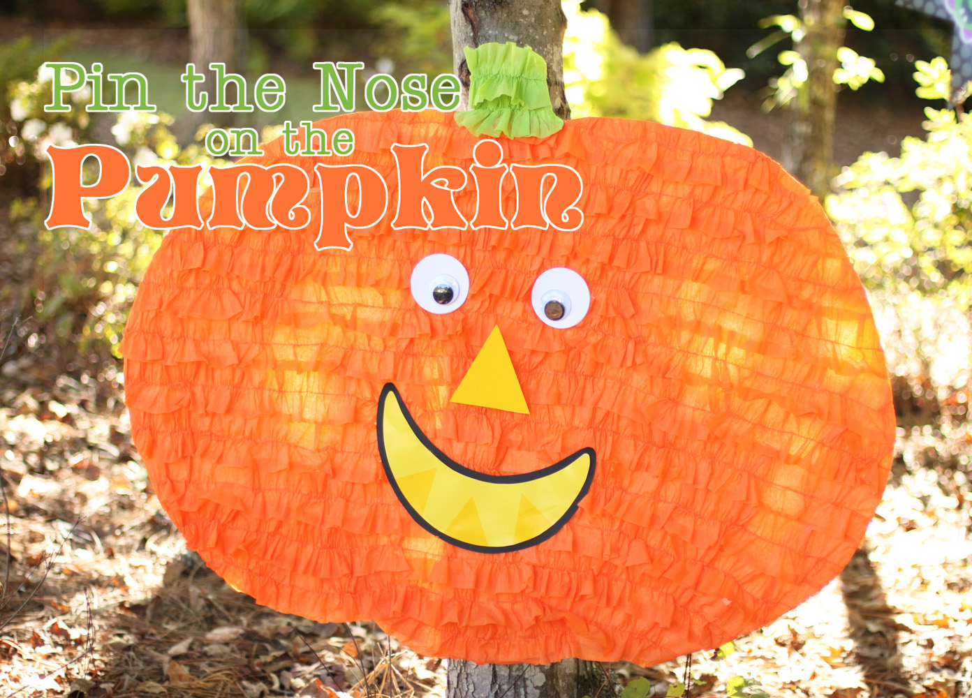 Amanda's Parties To Go: Tutorial: Pin the Nose on the Pumpkin