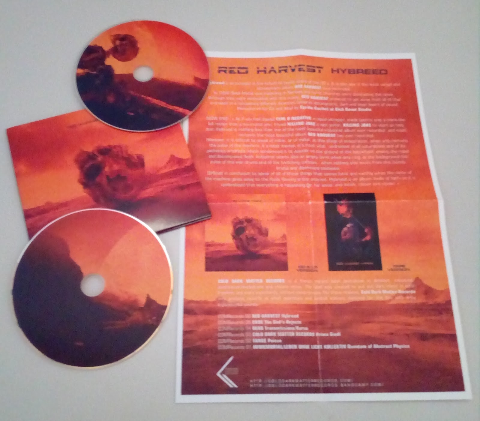 Metallifer Blog : RED HARVEST - Hybreed (2017) - Cold Dark Matter Records