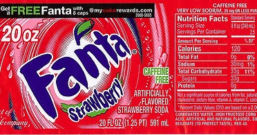Pictures Blog: Red Fanta Label