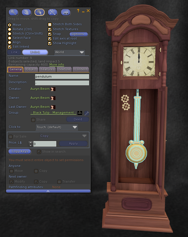 Black Tulip - Clock Scripts: Pendulum Tool