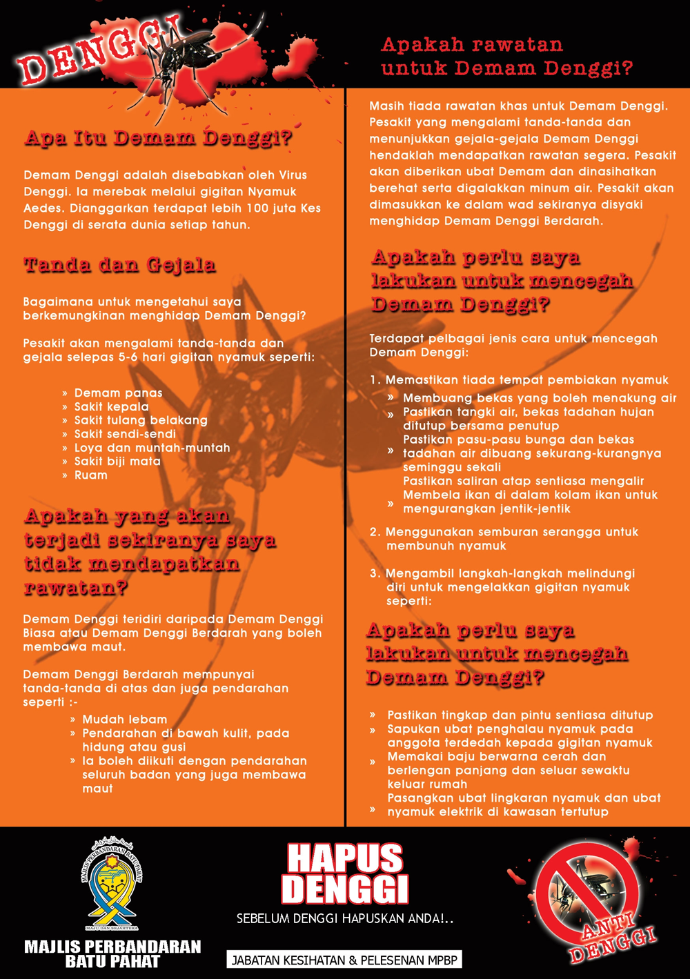 Situasi Semasa Kes Denggi di Malaysia ~ My eMDPH@blog