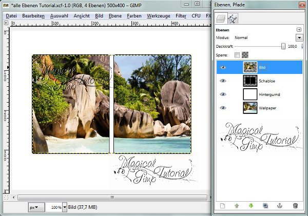 Magical Gimp-Tutorial: Gimp Tutorial "Summertime"