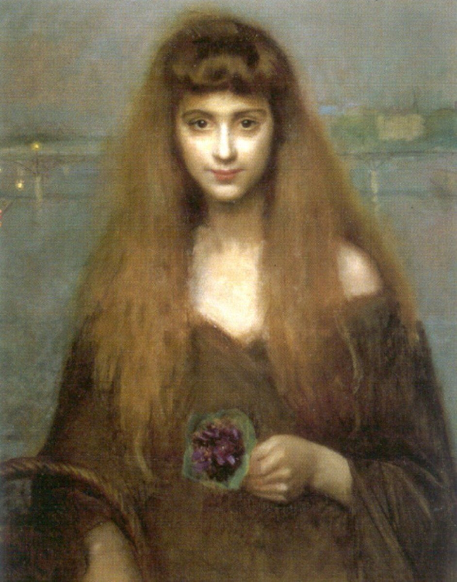 Louis PICARD (1861-1940) | Catherine La Rose ~ The Poet of Painting