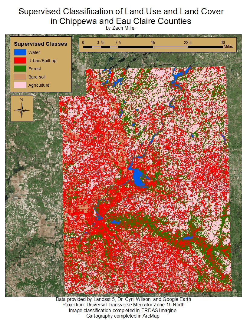 Geog 438 Advanced Remote Sensing Lab 4 Pixel Based Supervised Classification