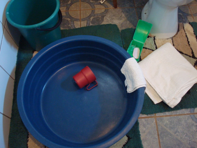 Taking the Rocky Path: Bucket Bathing