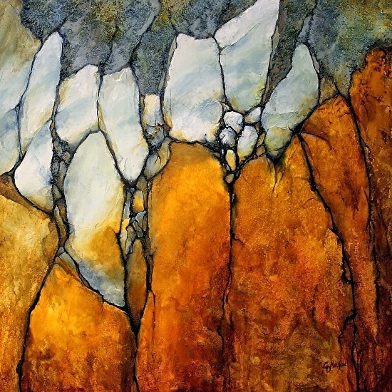 Mixed Media Artists International: Geological Abstract Art Painting ...