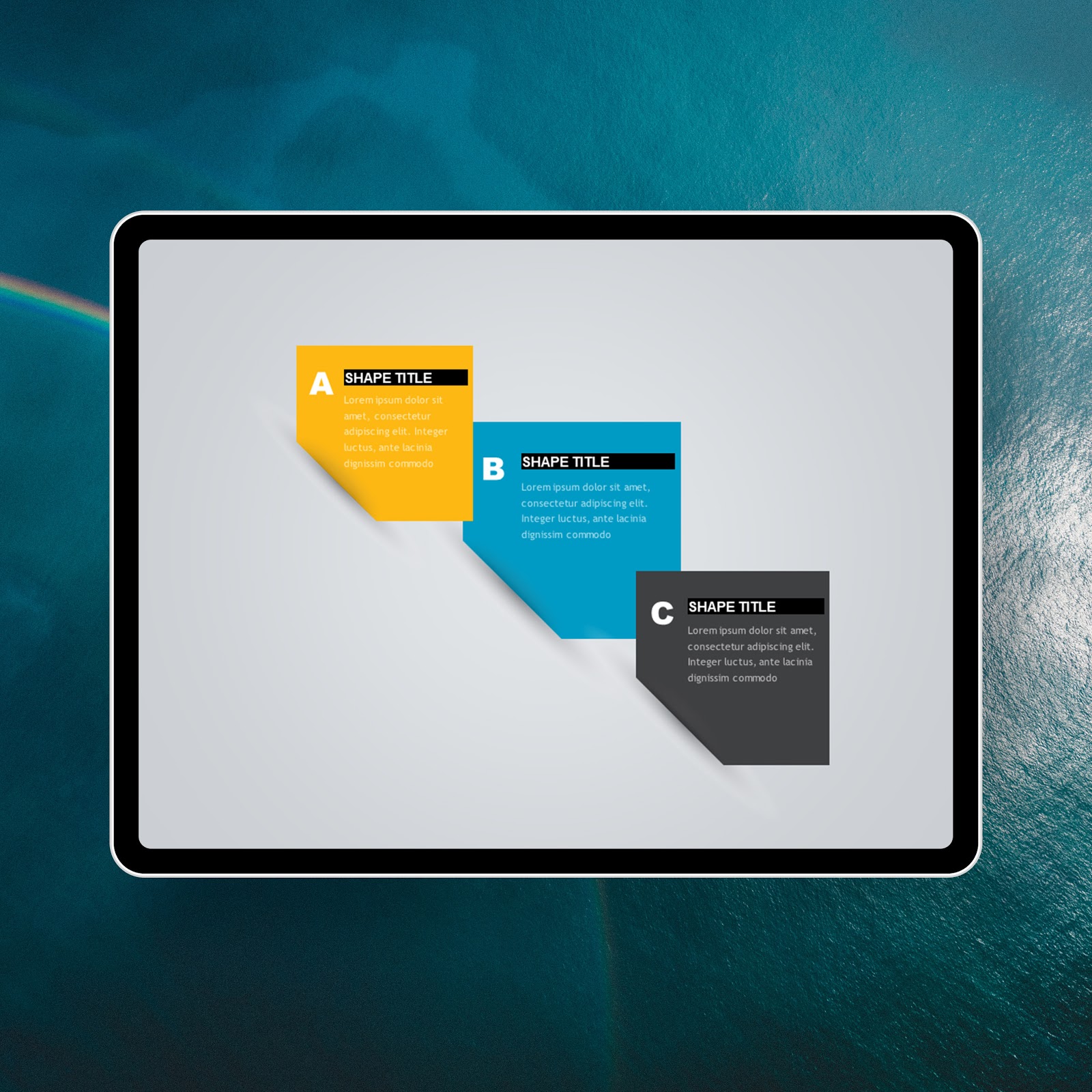 Dynamic Square Array Powerpoint Templates Powerpoint Free