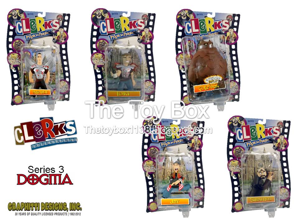 The Toy Box: Clerks Inaction Figures (Graphitti Designs)