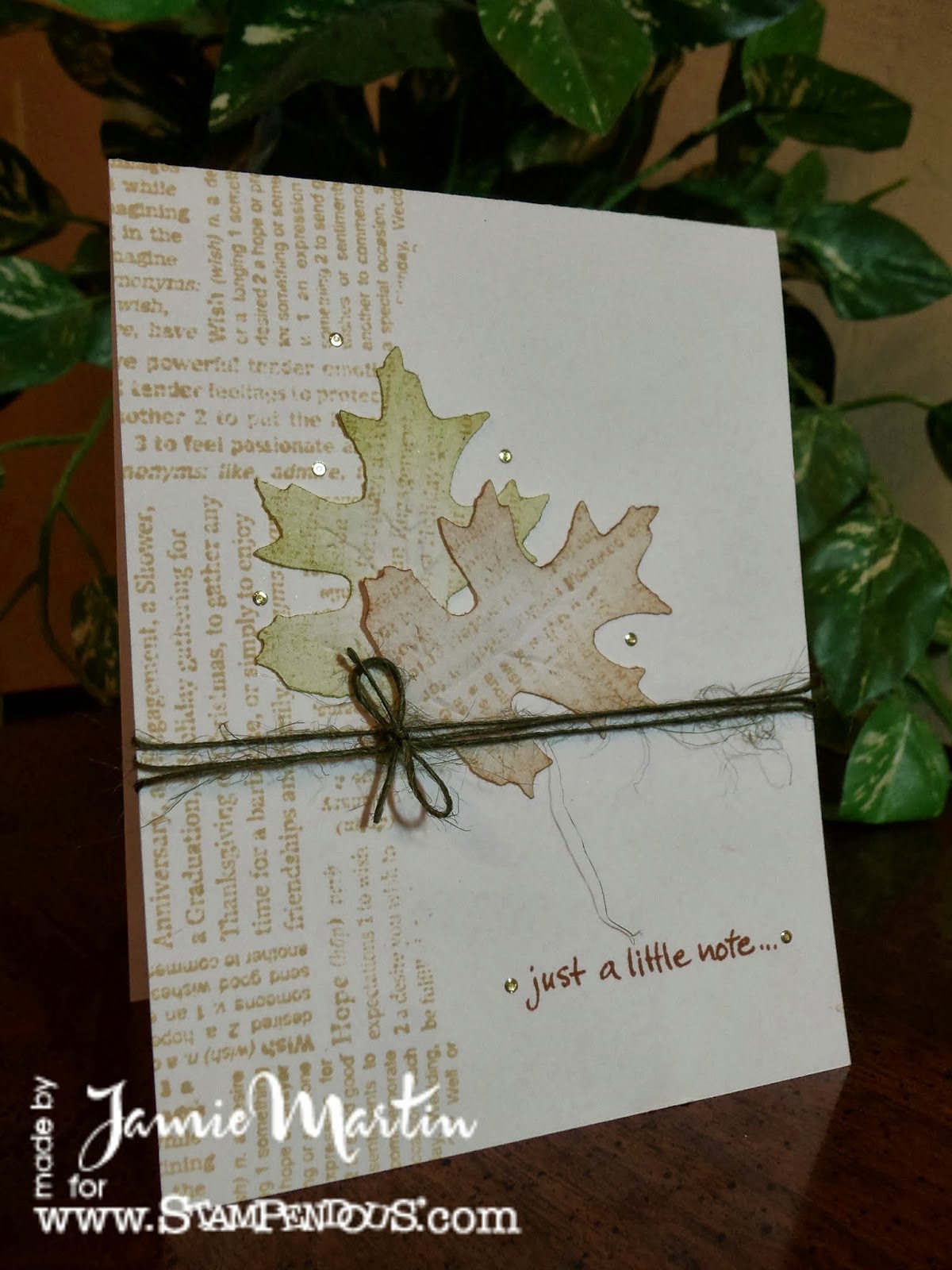 Stamp This!: Fall Note