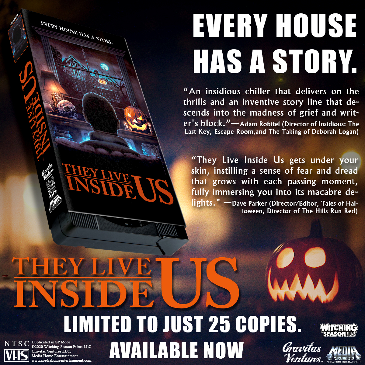 The Horrors of Halloween: Available Now THEY LIVE INSIDE US (2020) on VHS