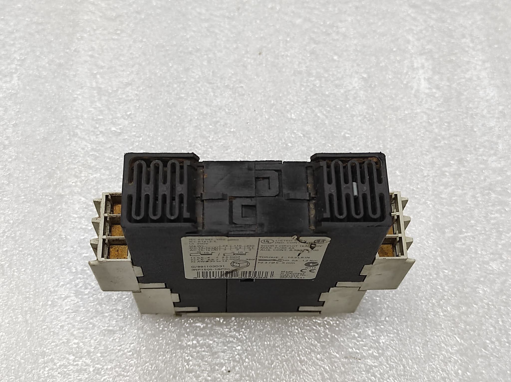 SIEMENS SIRIUS 3R 3RP1505-1BP30 DPDT MULTIFUNCTION TIMER