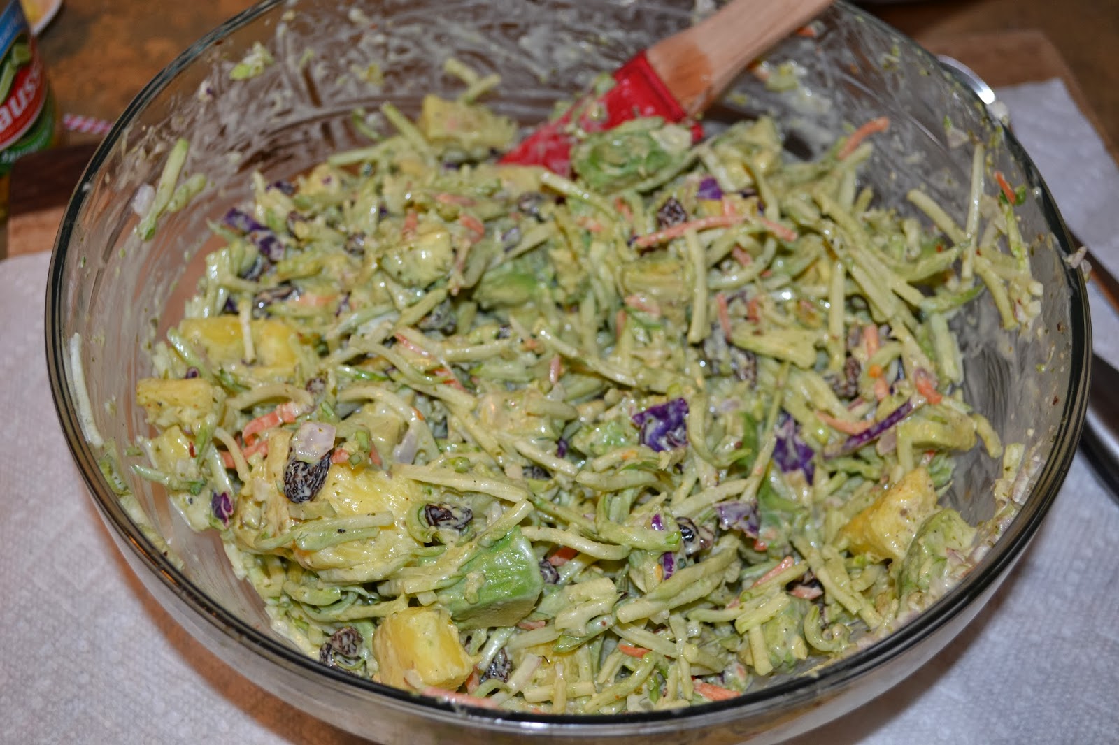 Creamy Pineapple/Avocado Slaw – Add Avocado