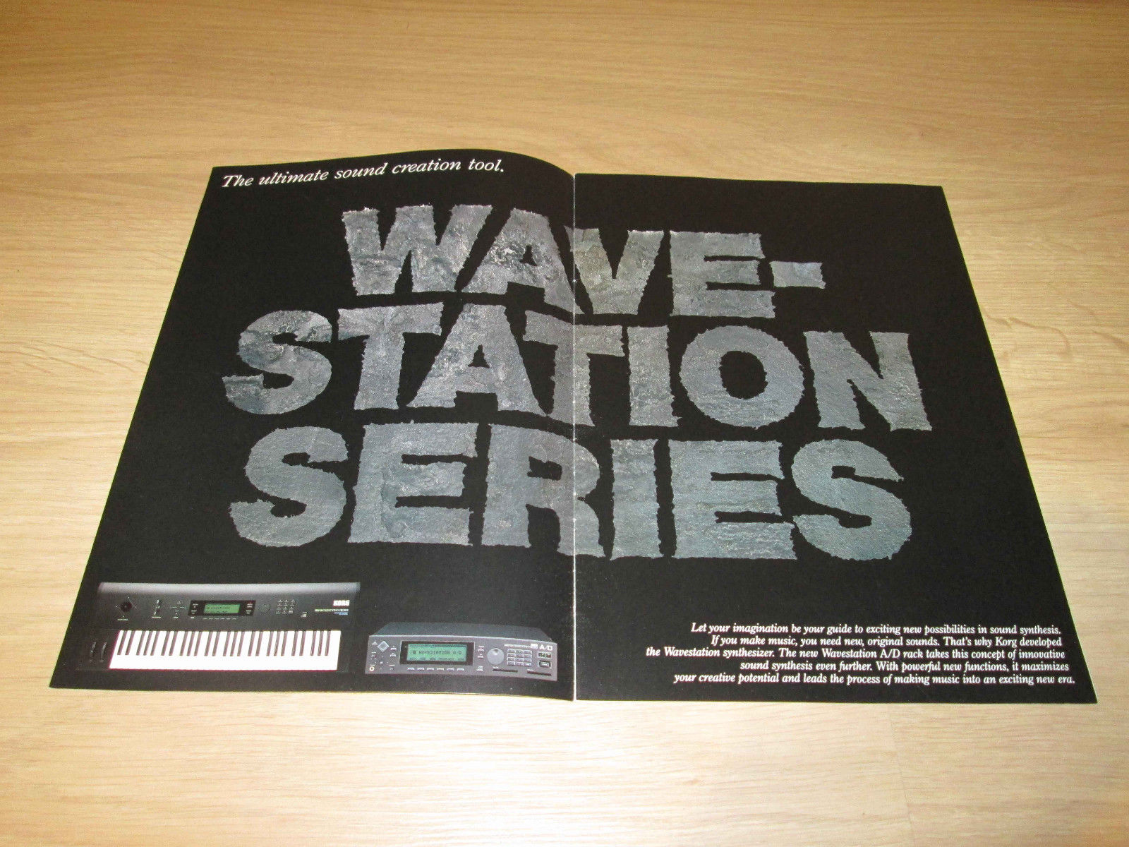 MATRIXSYNTH: 1991 Korg Wavestation A/D Synthesizer Brochure