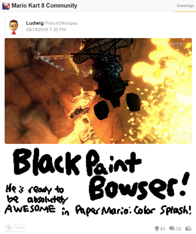 KoopaTV: Black Paint Bowser, Rescue Yellow, and Paper Mario: Color ...