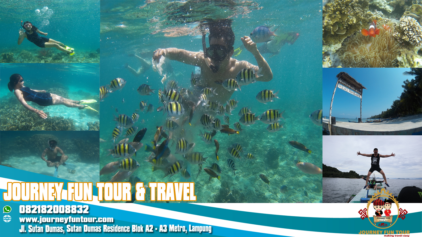 Paket Wisata Pulau Pahawang Lampung - Journey Fun Tour & Travel Lampung