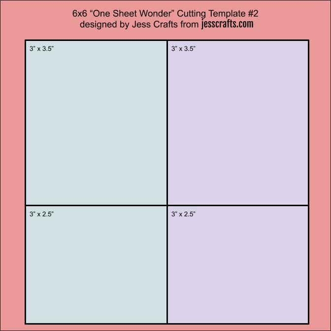 Jess Crafts: 6x6 One Sheet Wonder Templates featuring Sunny Studio