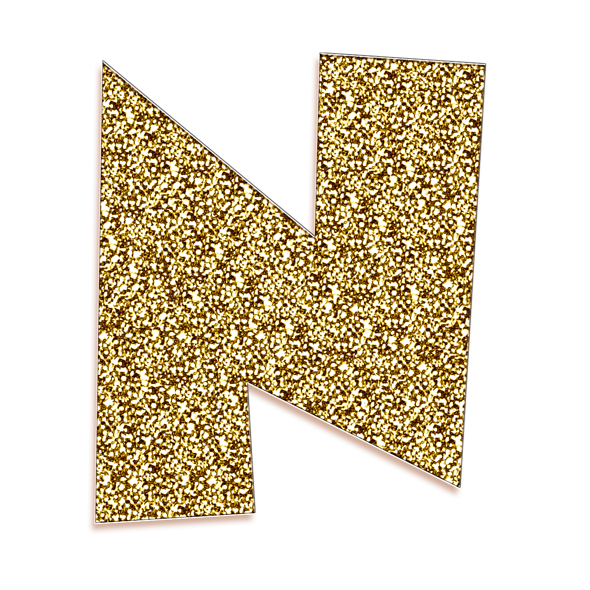 Alfabeto Com Letras Douradas E Glitter GrÁtis Para Imprimir E Formar