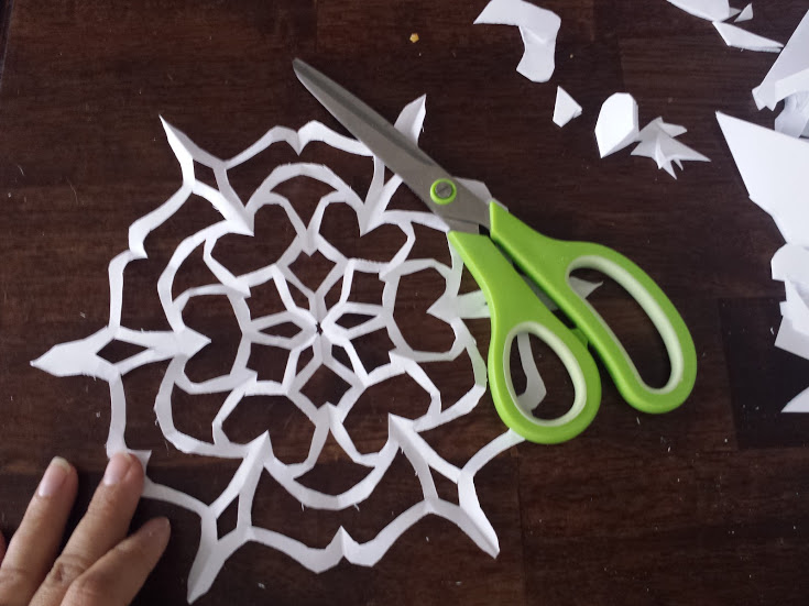 An Open Window: How to Make Six-Pointed Snowflakes