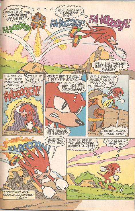 Comic Kathy: Knuckles in First Contact
