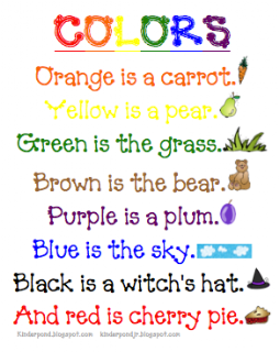 Kinderpond Jr.: C is for Cookies... oh wait... C is for Colors!!!!