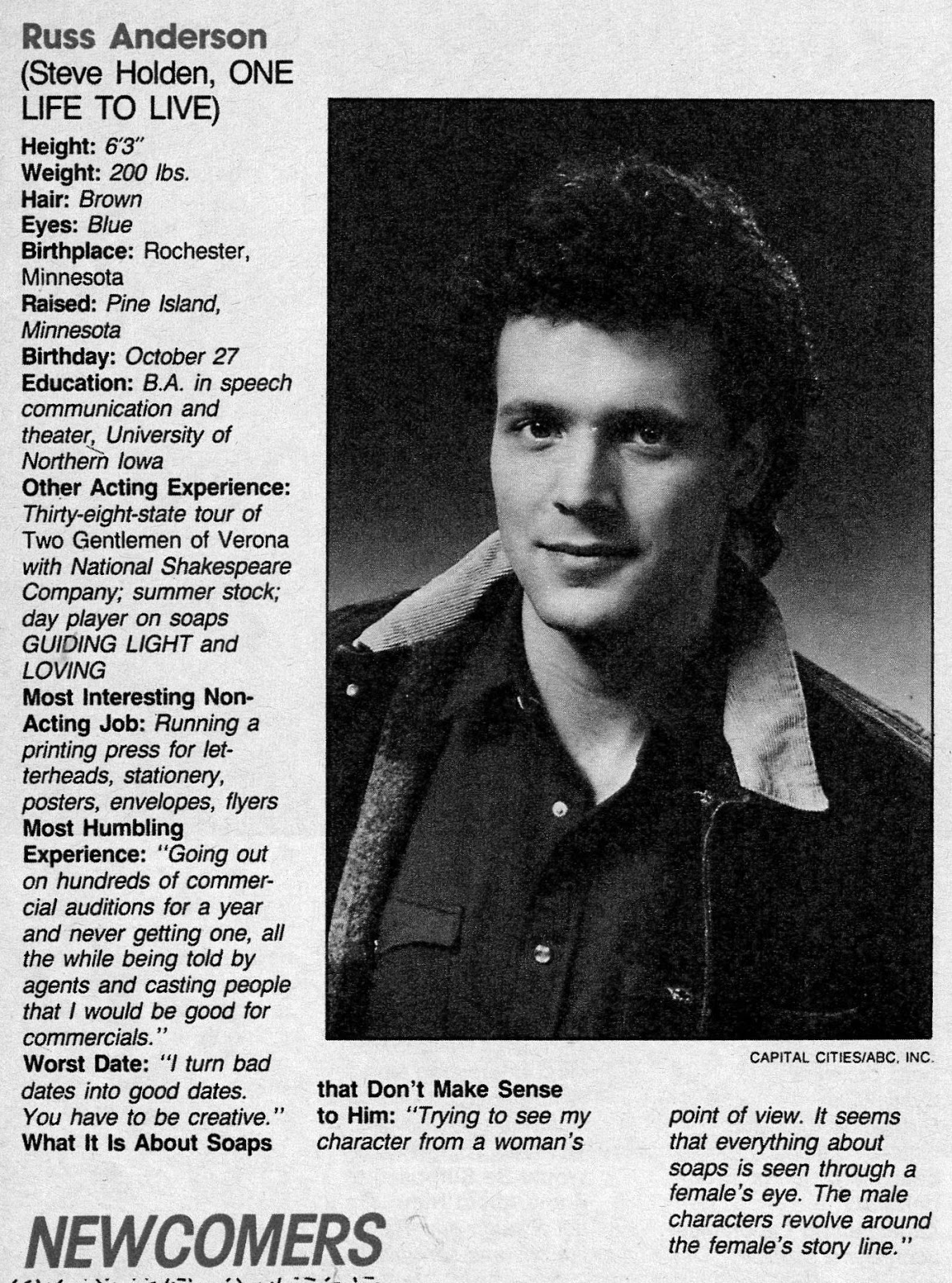 Actors To Watch Out For #20: Russ Anderson