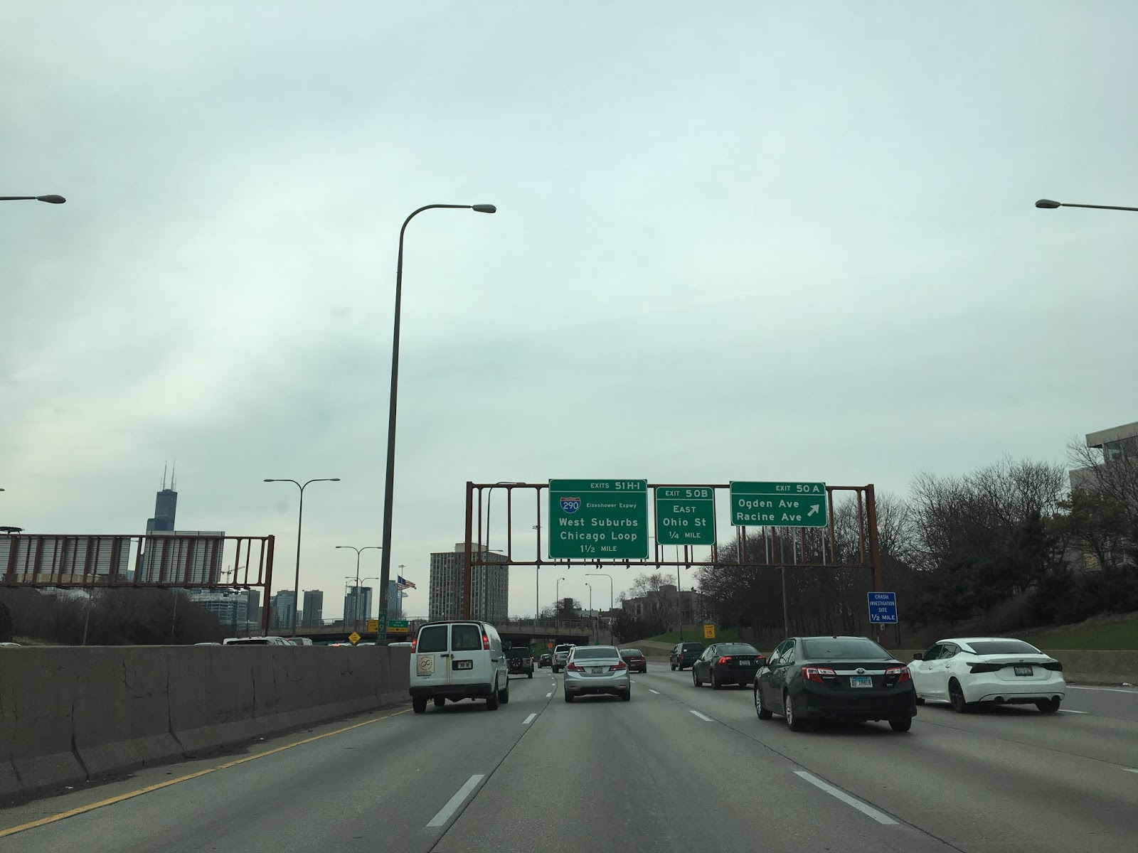 Kennedy Expressway (Interstates 90, 94 and 190)