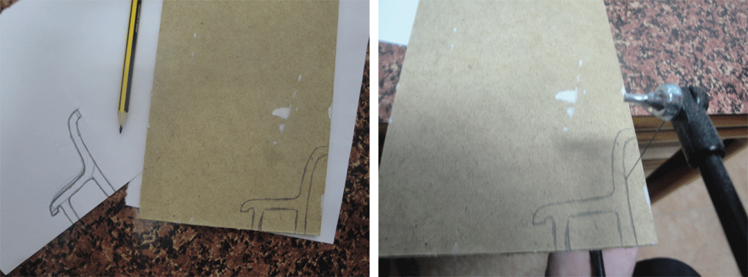 Zoila&Juan: Maqueta Banco Madera