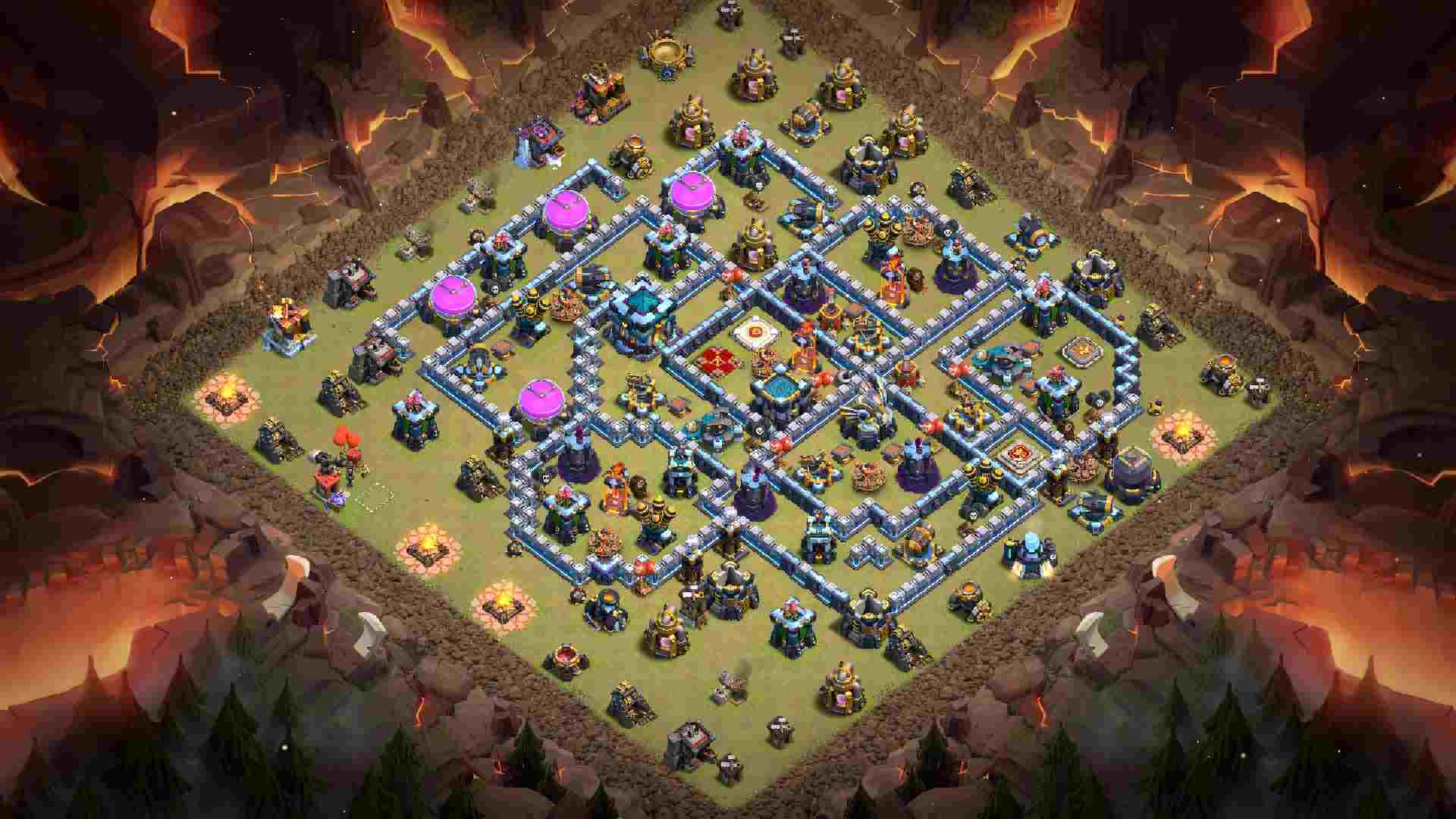Base War Terbaik COC TH 13 Terkuat 2021 - Addwin Info