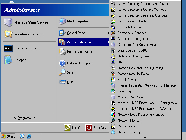 Fungsi Active Directory Pada Windows Server 2003