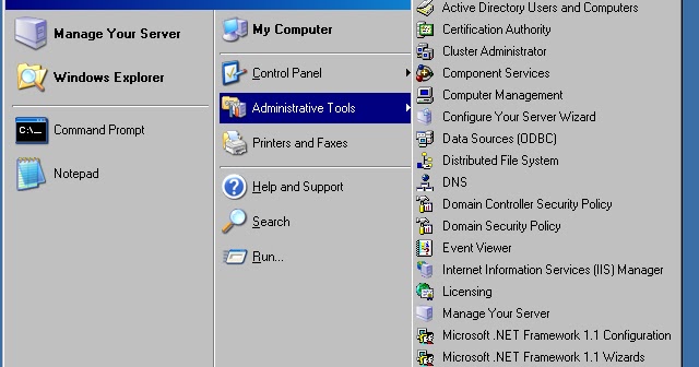 Fungsi Active Directory Pada Windows Server 2003