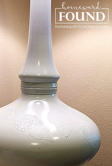 diy Vintage Lamp Makeover - in 1 Step! homeward found decor