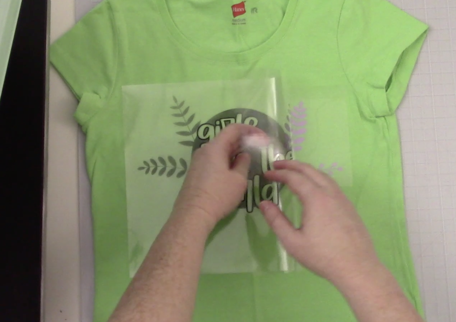 Trick to Line Up Multi Color HTV on Dark Shirt - Silhouette School