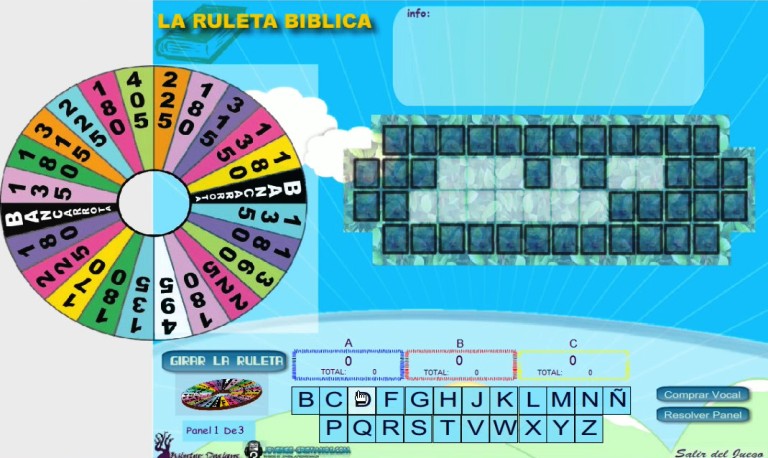 Juego Cristiano: "La Ruleta Bíblica" - ConTextos Bíblicos