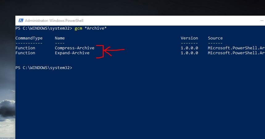 How to Zip and UnZip files using PowerShell