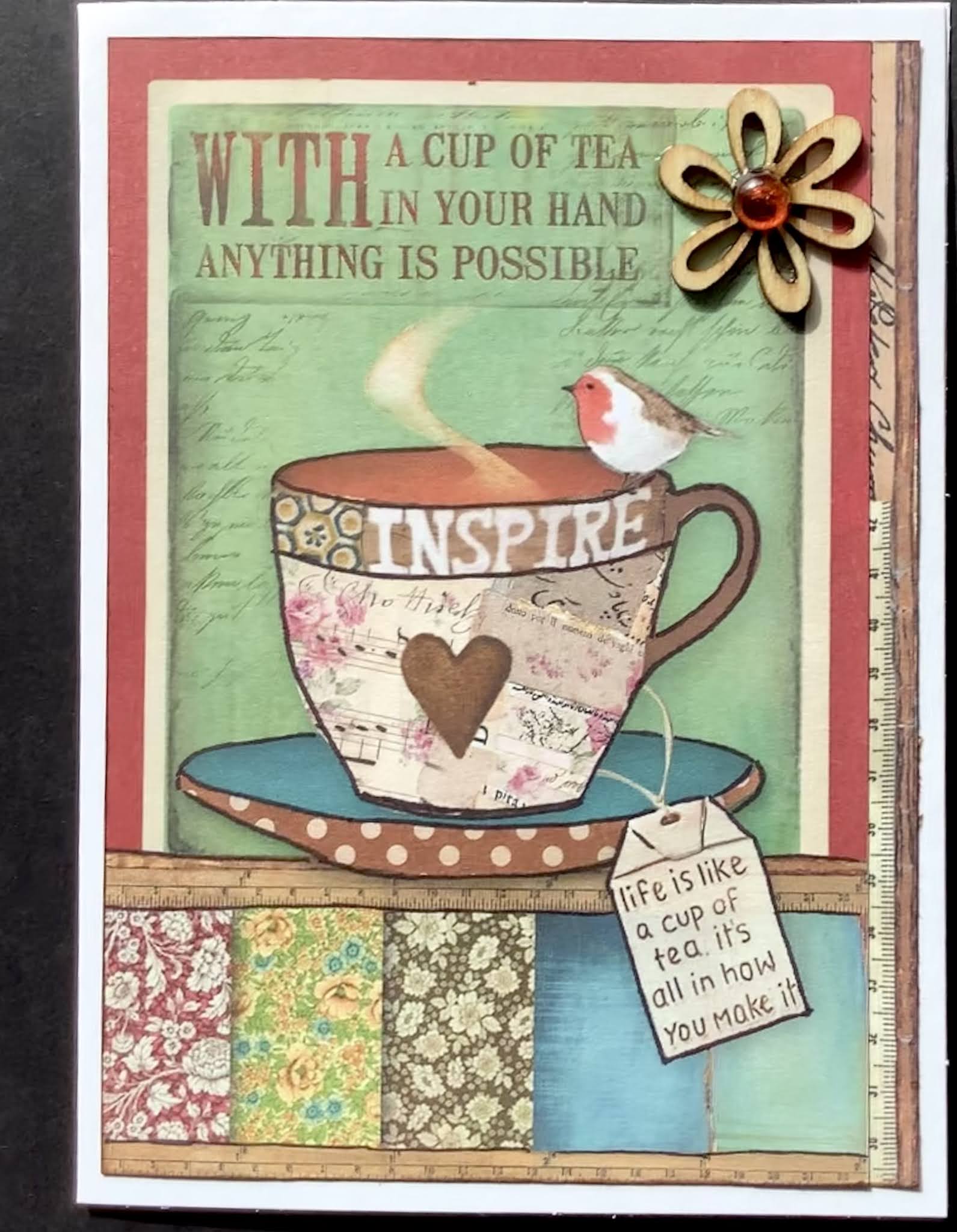 Beyond the Fringe Crafts: Stamperia Patchwork cards