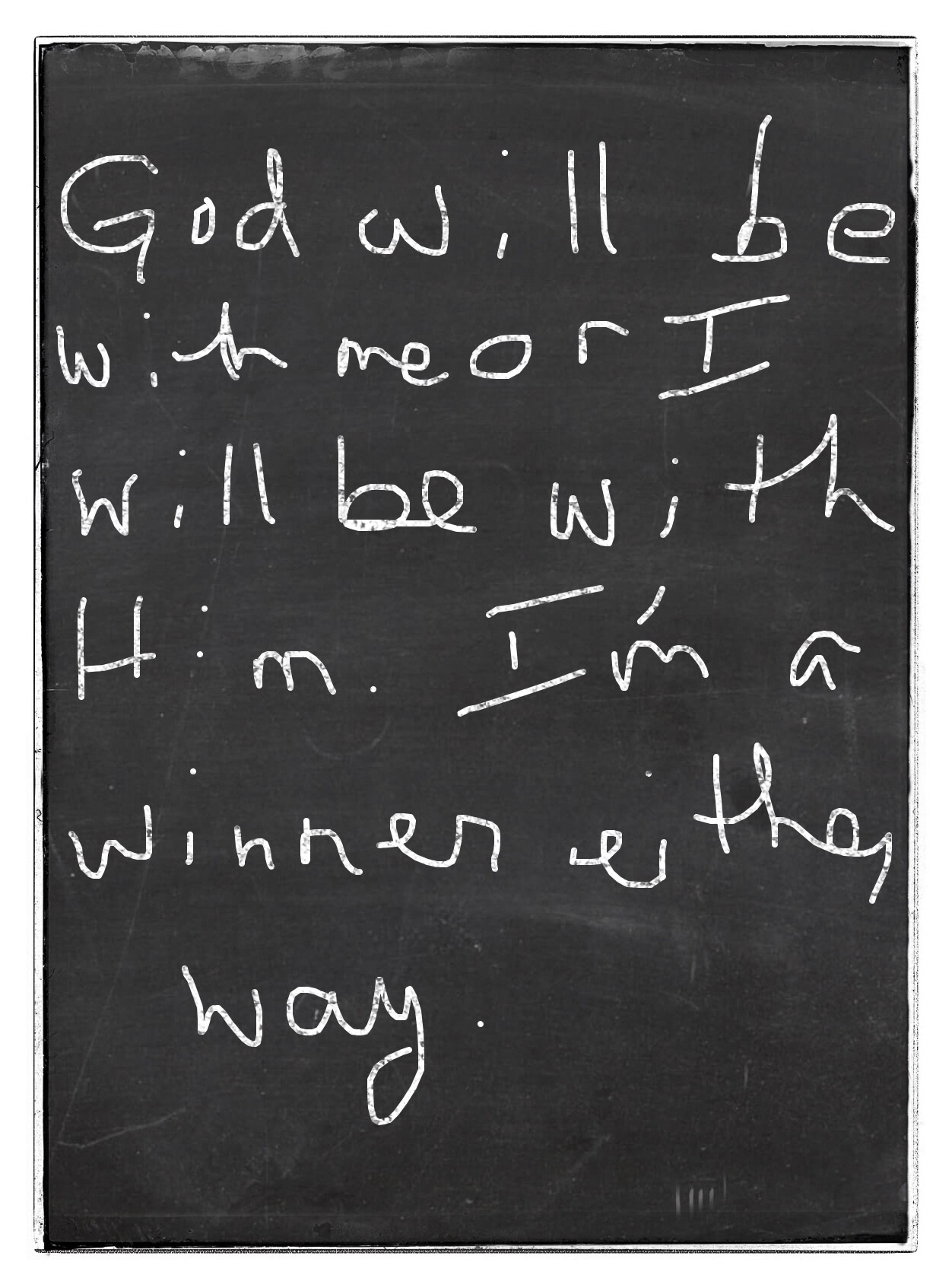 Scripture Spy : I'm a Winner Either Way