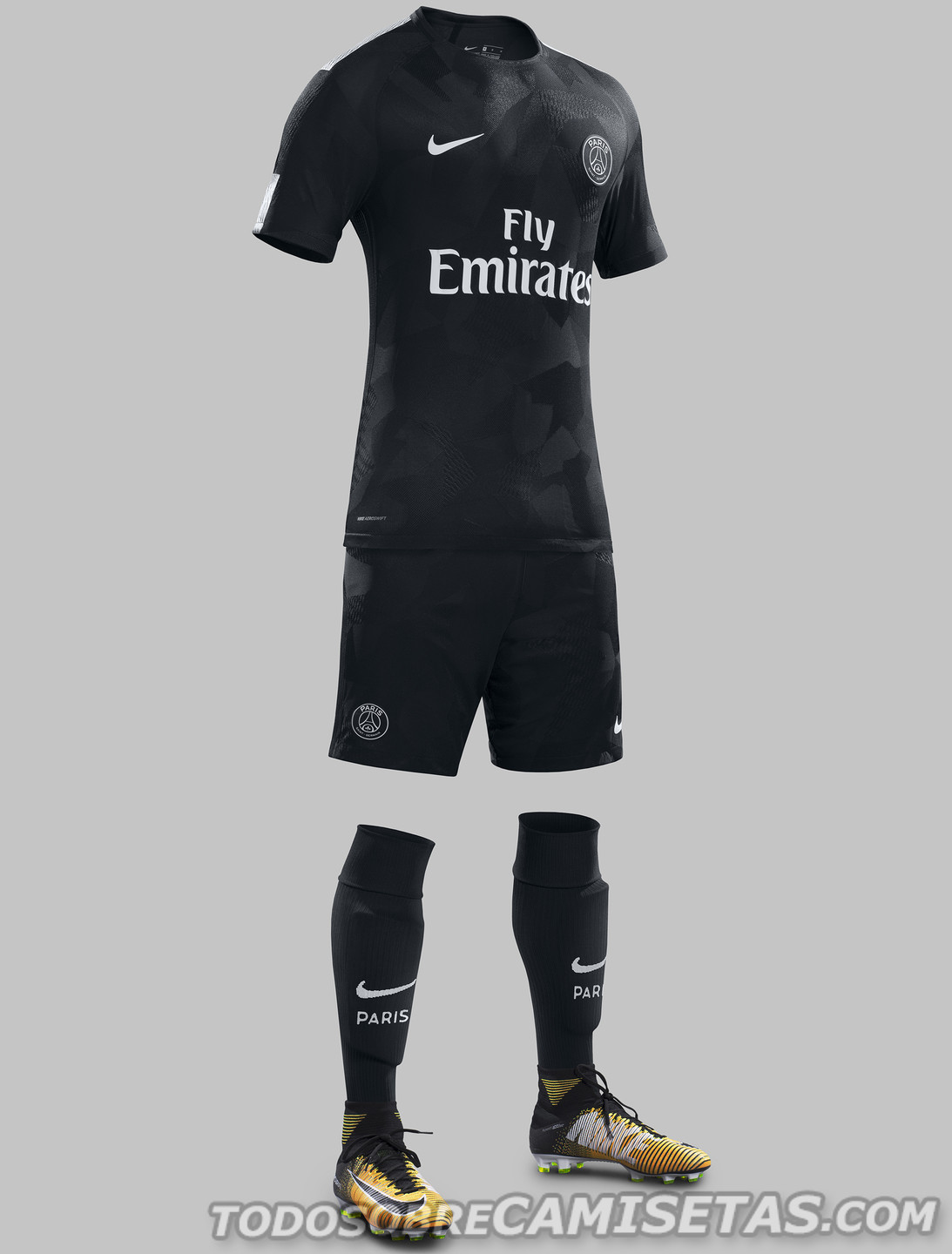 Kit Design, by eroj: 2017-18 PSG (Home, Away e Third)
