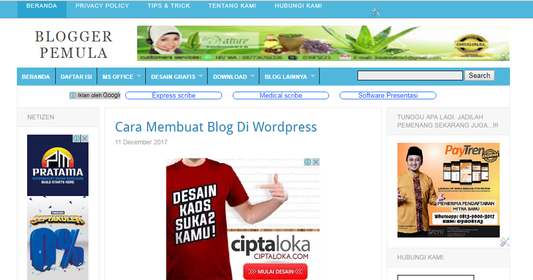 Cara Membuat Blog Pemula 5 Cara Membuat Blog Untuk Pemula Yang Perlu ...