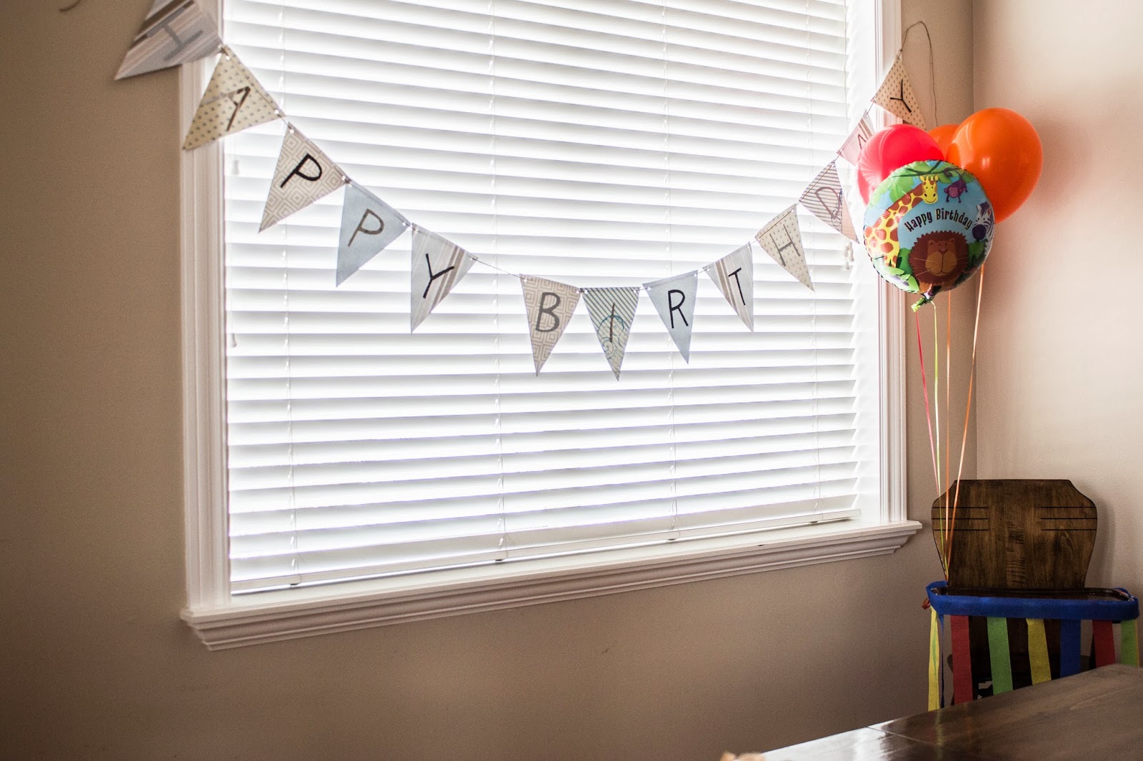 Do It Yourself Divas DIY Birthday Banner Do It Yourself Divas DIY Birthday Banner