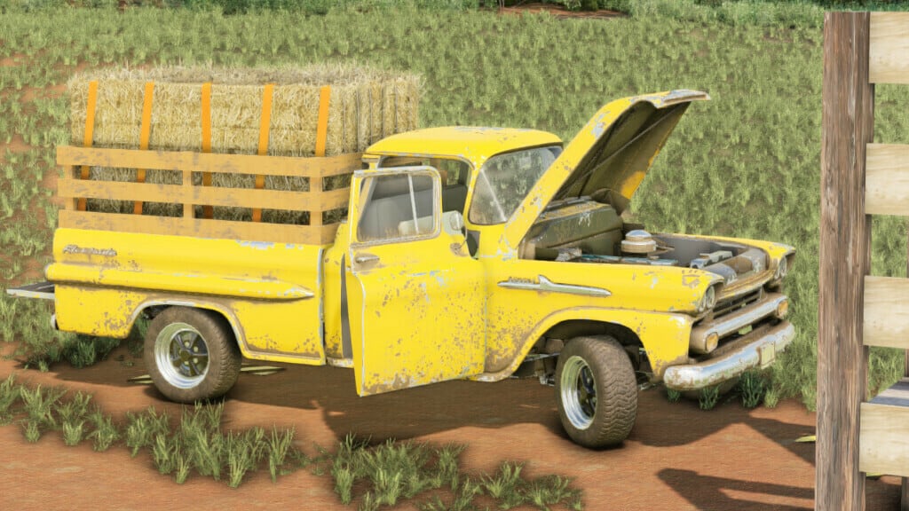 FS19 Old Pickups Pack v1.1 - FS 19 & 22 USA Mods Collection