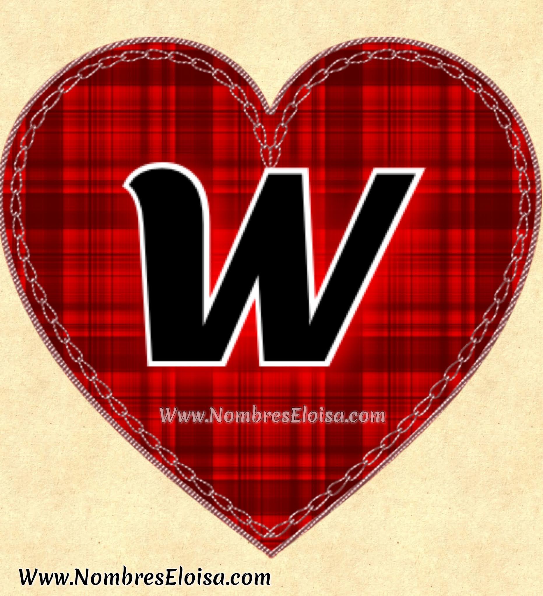 Iniciales en corazón