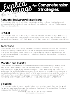 The Simple Teachers: How to Choose Comprehension Strategies Using our ...
