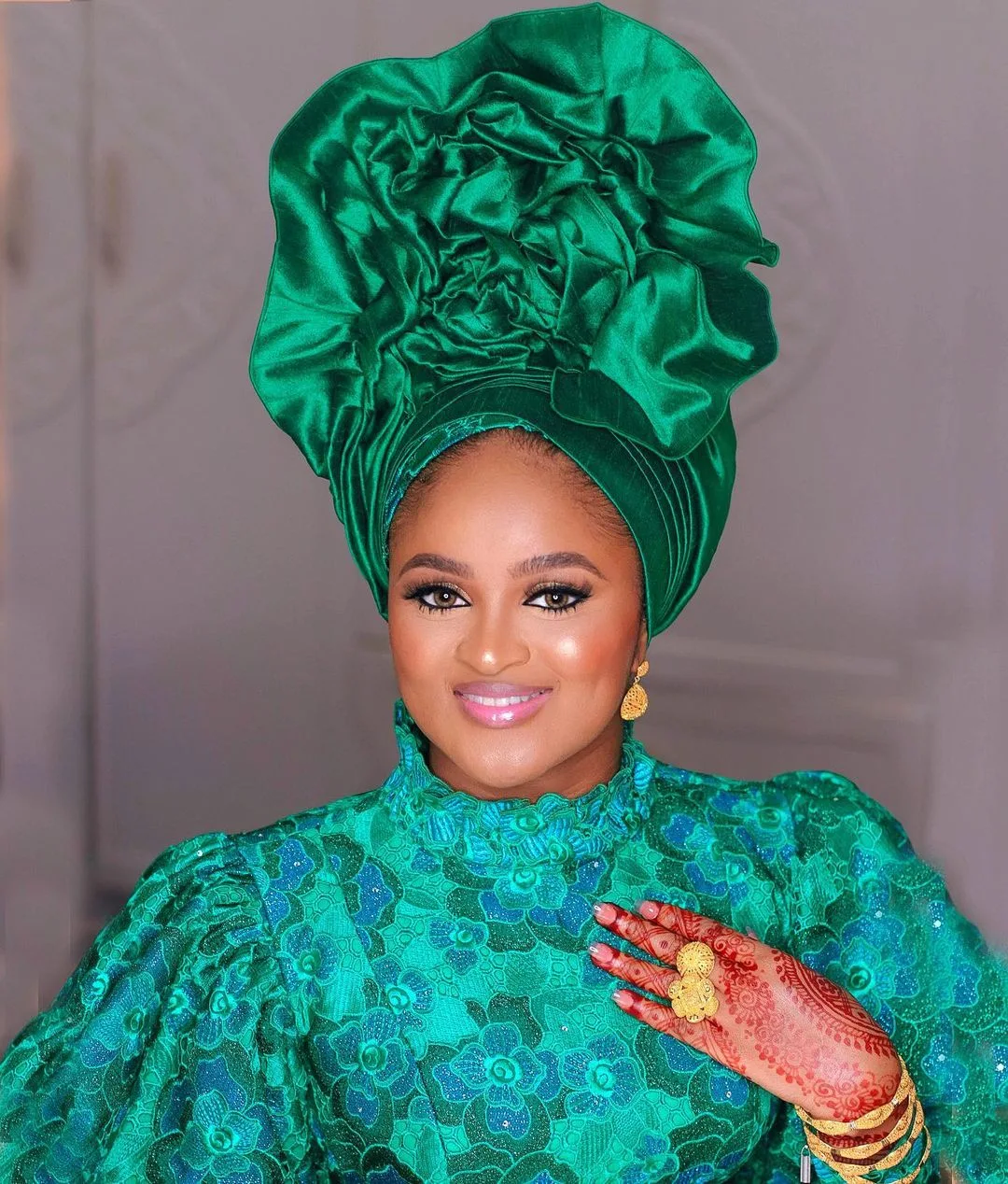 53 Latest bridal gele and makeup ideas for 2021 | Melody Jacob